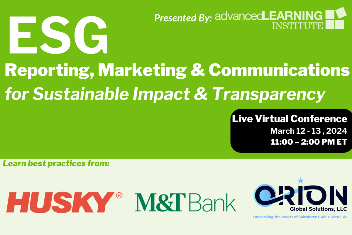 Environment, Social, and Governance Approaches For Internal ...